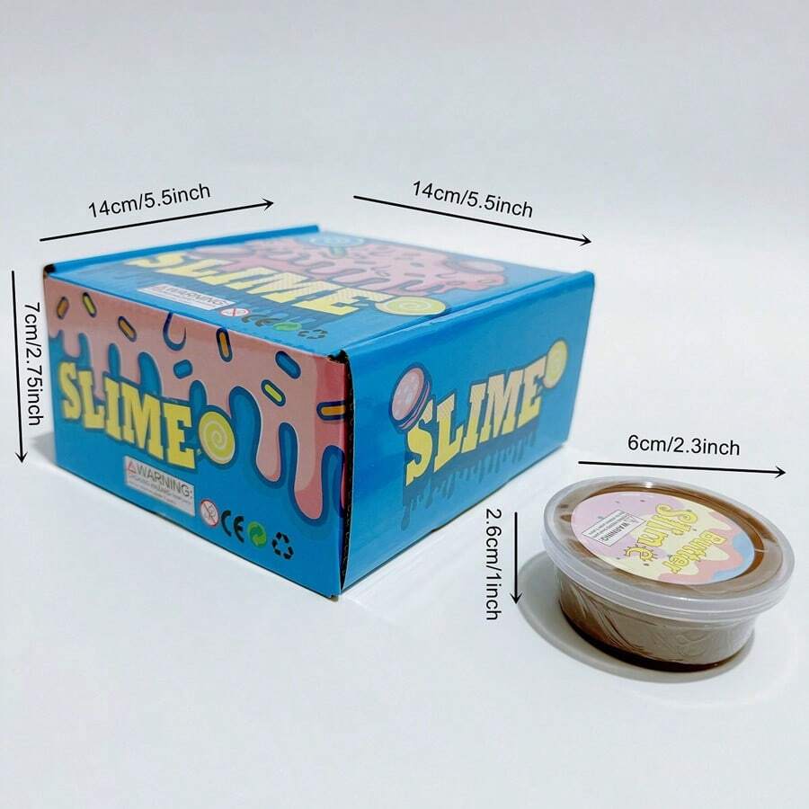 9pcs 50ml Random Colors Butter Slime With Color Box, With Random ...