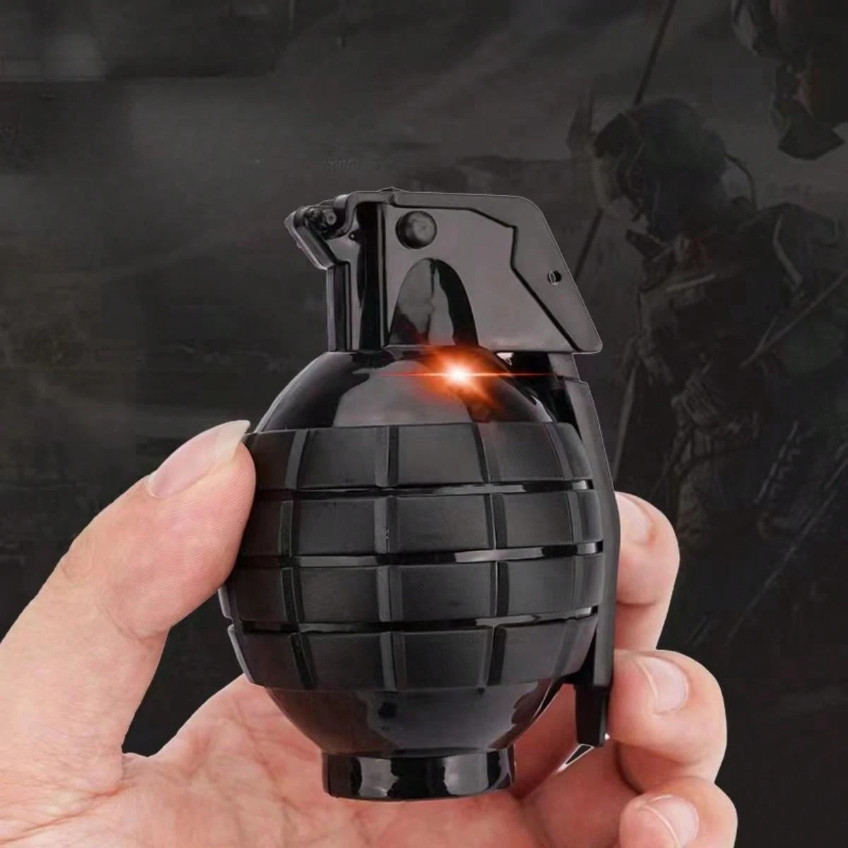 Realistic Plastic Grenade Toy: Model With Imitation Sound And Light ...