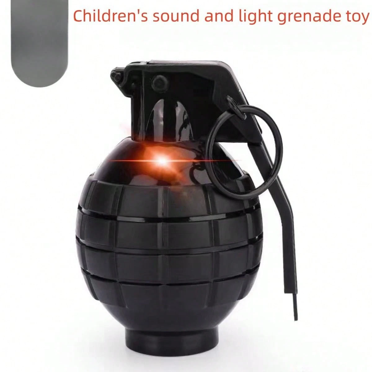 Realistic Plastic Grenade Toy: Model With Imitation Sound And Light ...