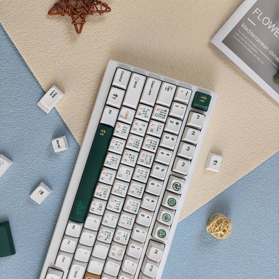 Sda High Profile Pbt Keycaps With Sound-shaping, Bopomofo, Wubi, Xiaohe ...