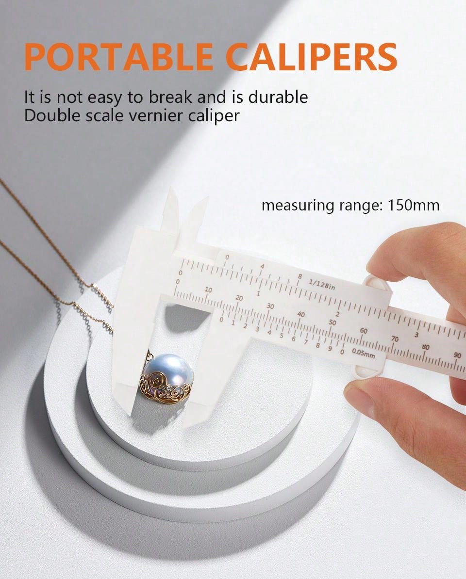 Kcute Plastic Vernier Caliper 0-150mm Measurement Wenwan Jewelry ...