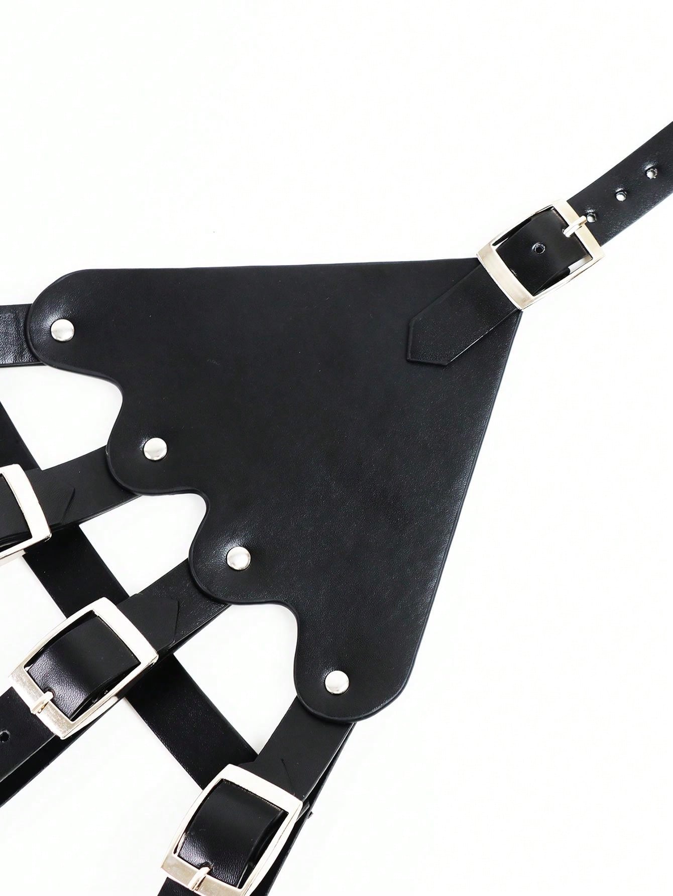 1pc Unisex Black Leather Sword Sheath For Medieval Costume Renaissance ...