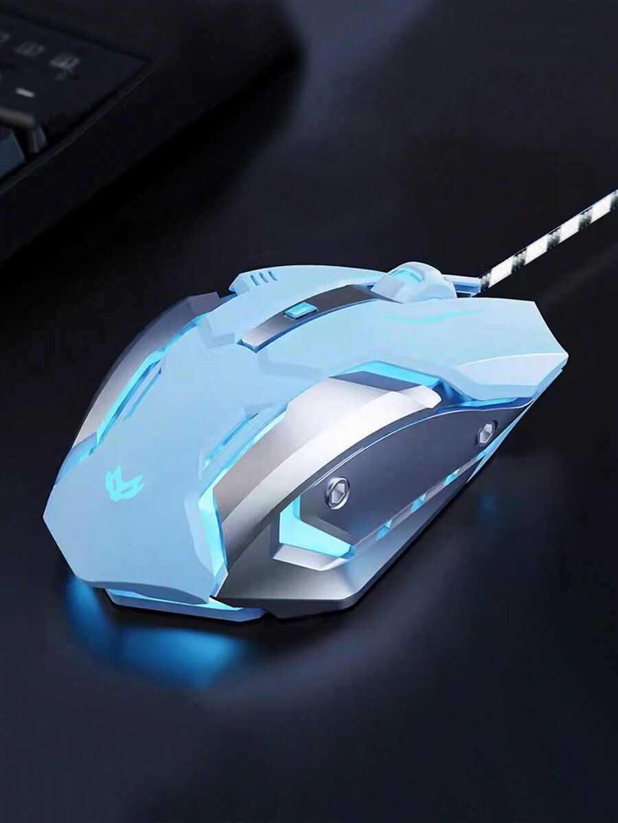 A wired gaming mouse, ergonomic 6 buttons, usb optical sensor RGB ...