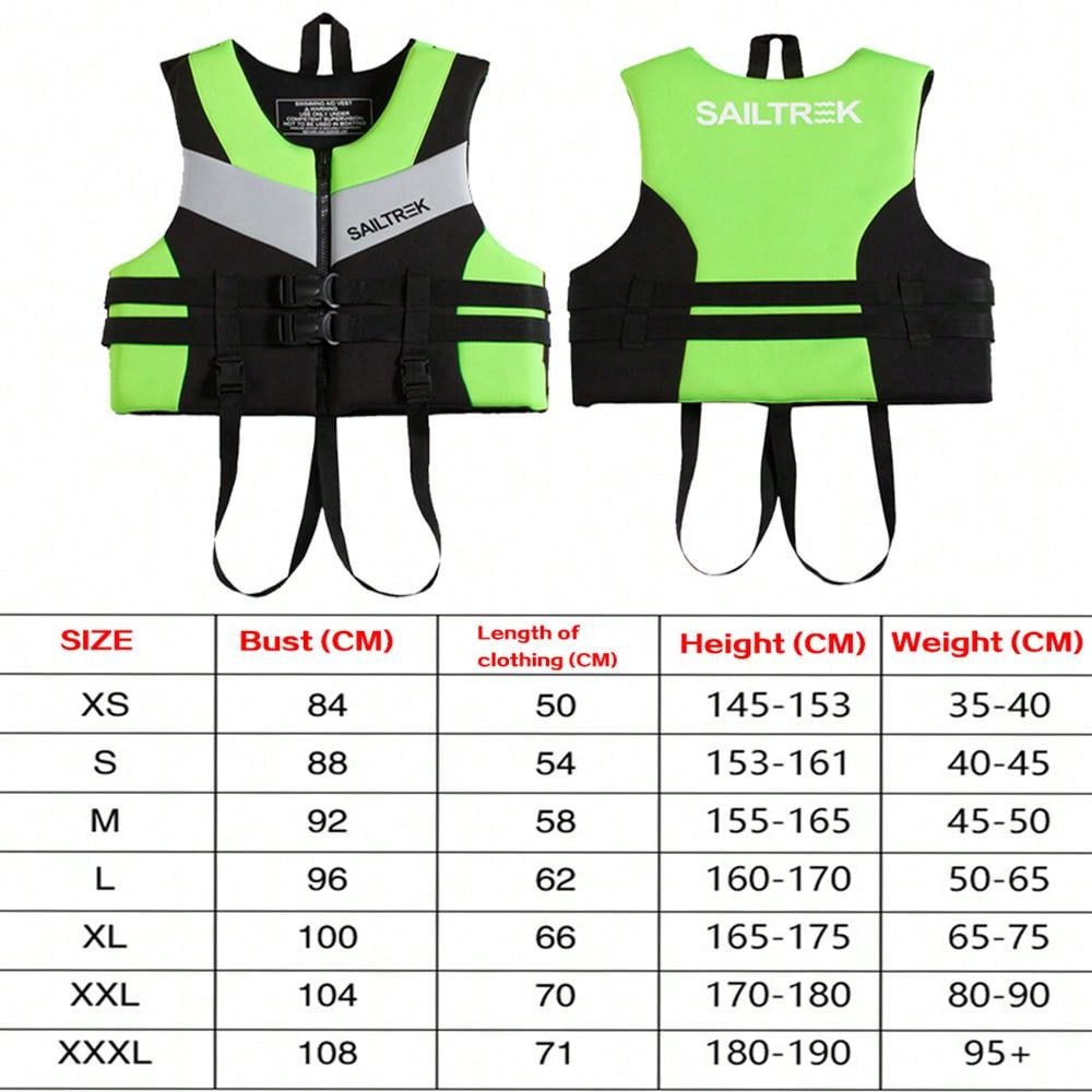 Adults Life Vest Kayak Life Jacket Surf Vest Ski Motorboats Raft Rescue ...