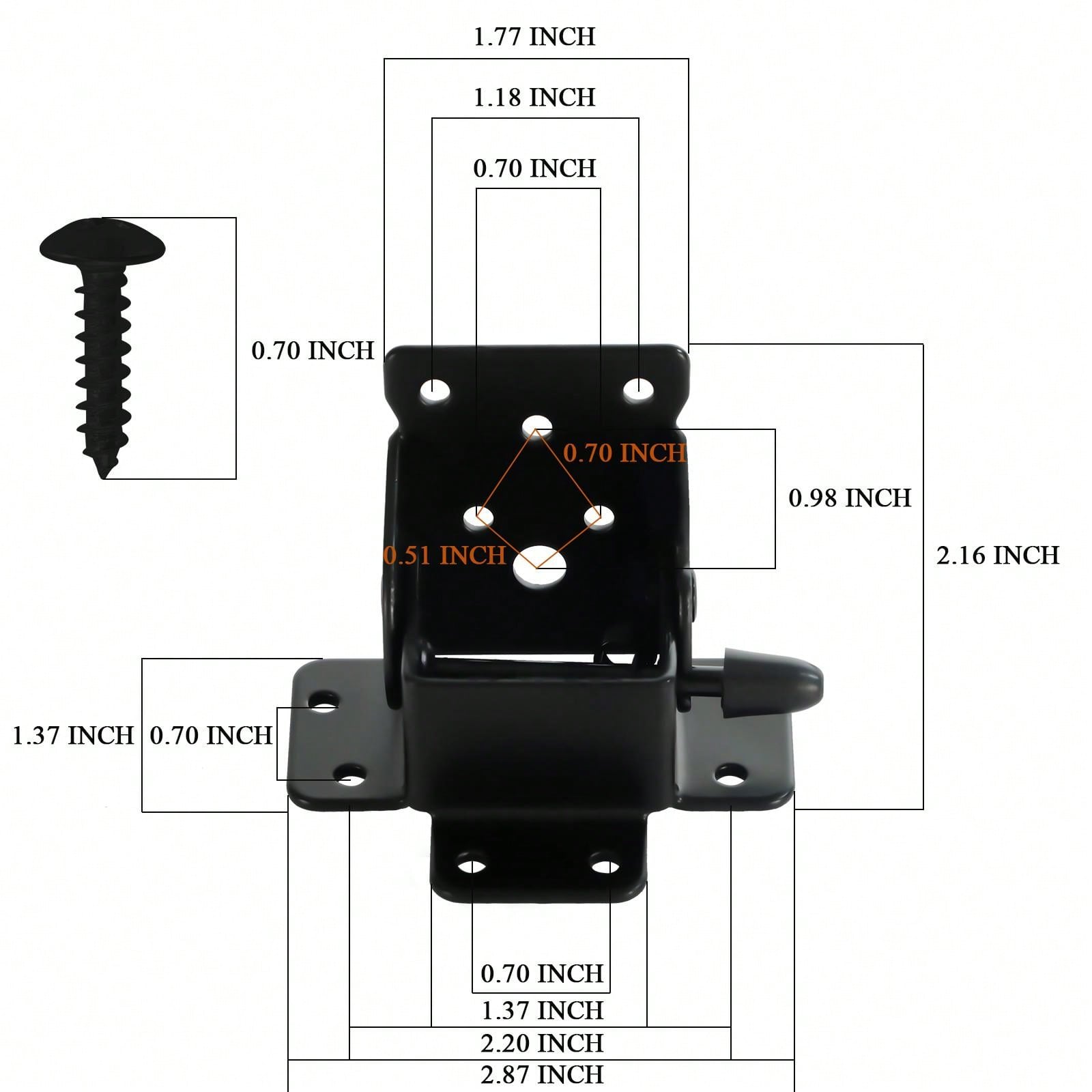 Folding Table Legs Brackets 4 PCS,Ninety degree side brake folding ...