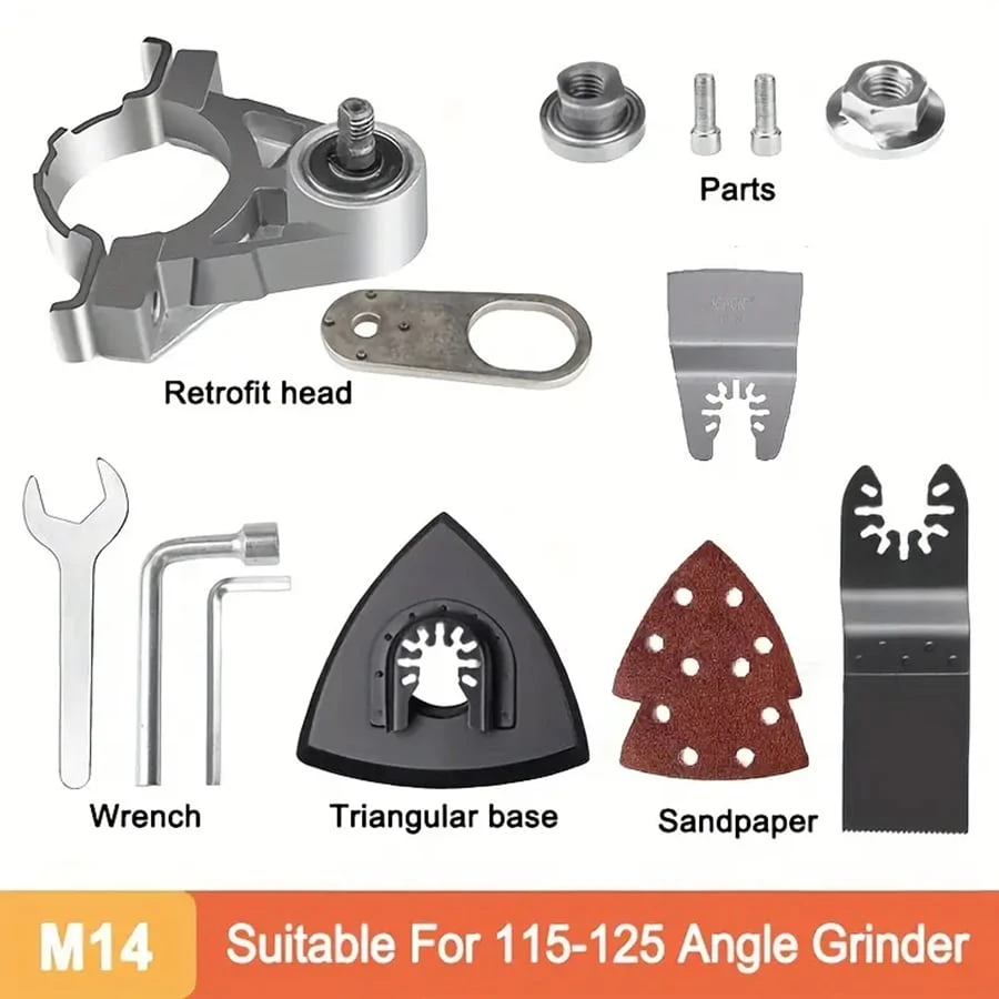 NEWONE 1 Set Multifunction Angle Grinder Converter Oscillating Tool ... NEWONE 1 Set Multifunction Angle Grinder Converter Oscillating Tool ...
