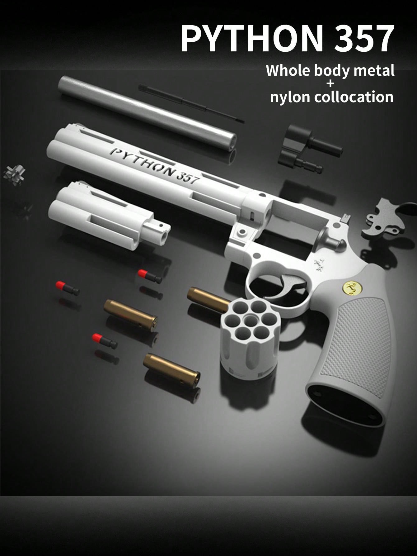 1pc Model Soft Bullet Gun Toy For Adults, Quick Shooting With Foam ...