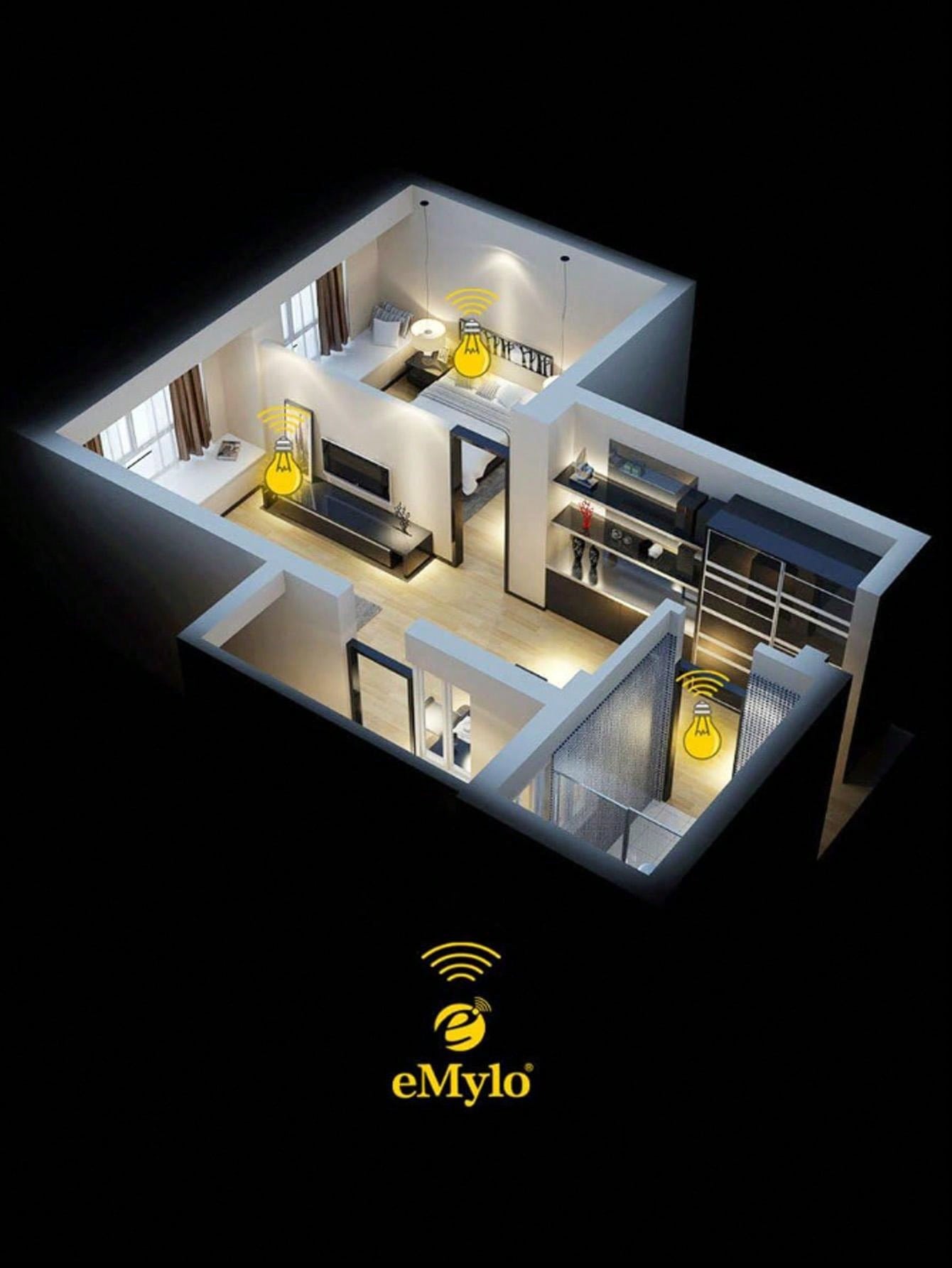 1 Pc EMylo Smart Wireless 220V Relay 1000W RF Remote Control 433 Mhz ...