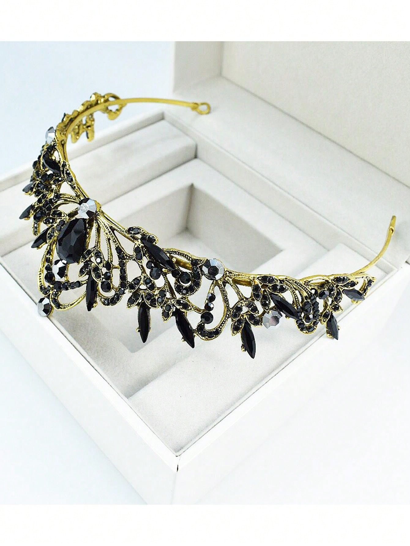 Bridal Tiara With Crystal Decoration, Gorgeous And Luxurious Headpiece ...