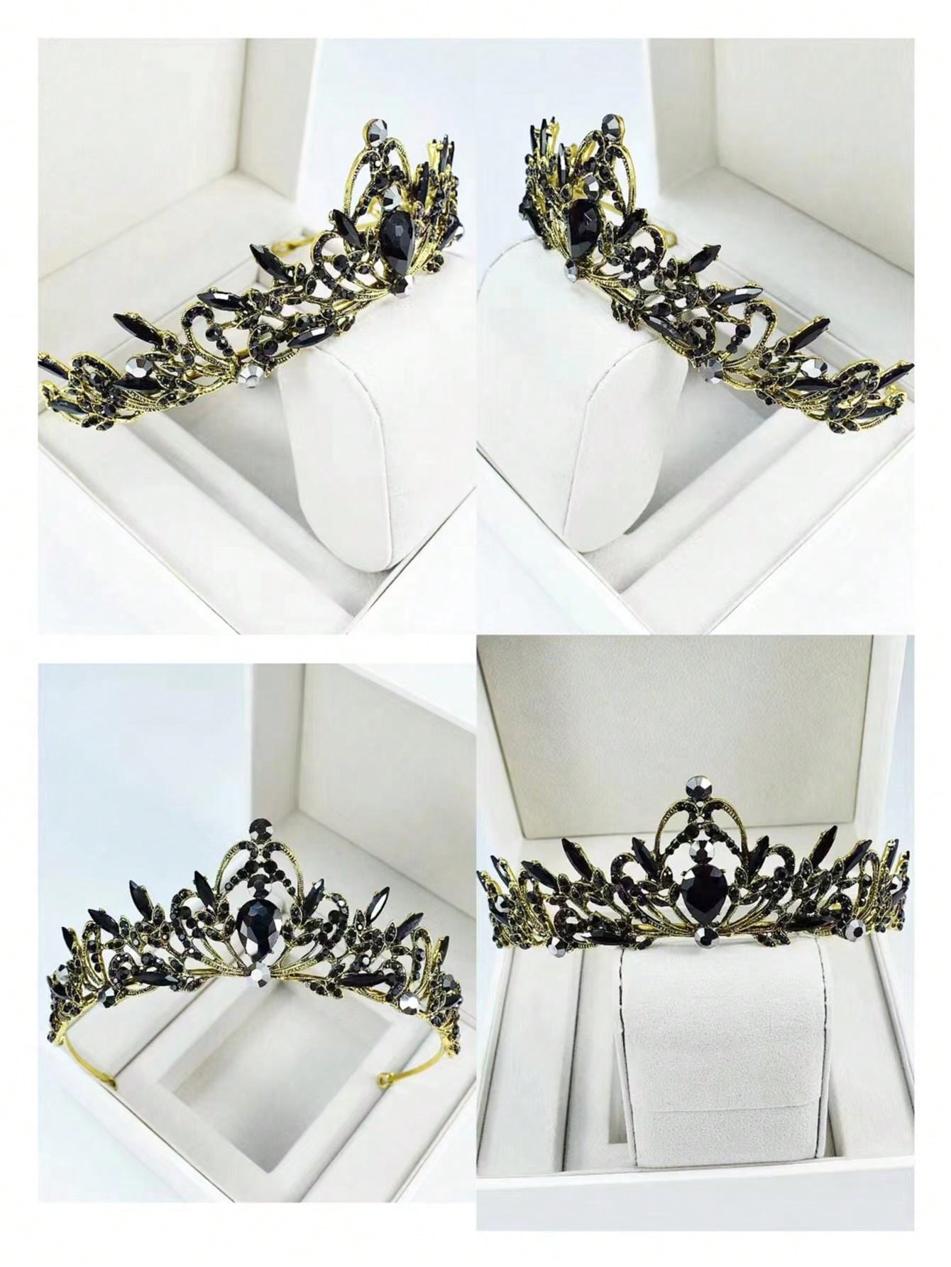 Bridal Tiara With Crystal Decoration, Gorgeous And Luxurious Headpiece ...