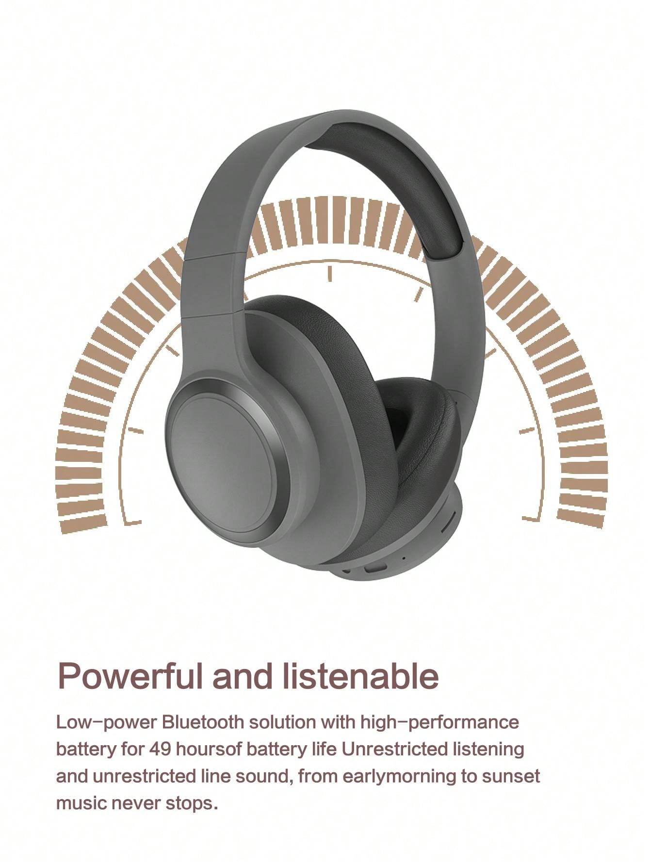 Wireless headphones for noise reduction, esports headphones, music headphones, ultra long ...