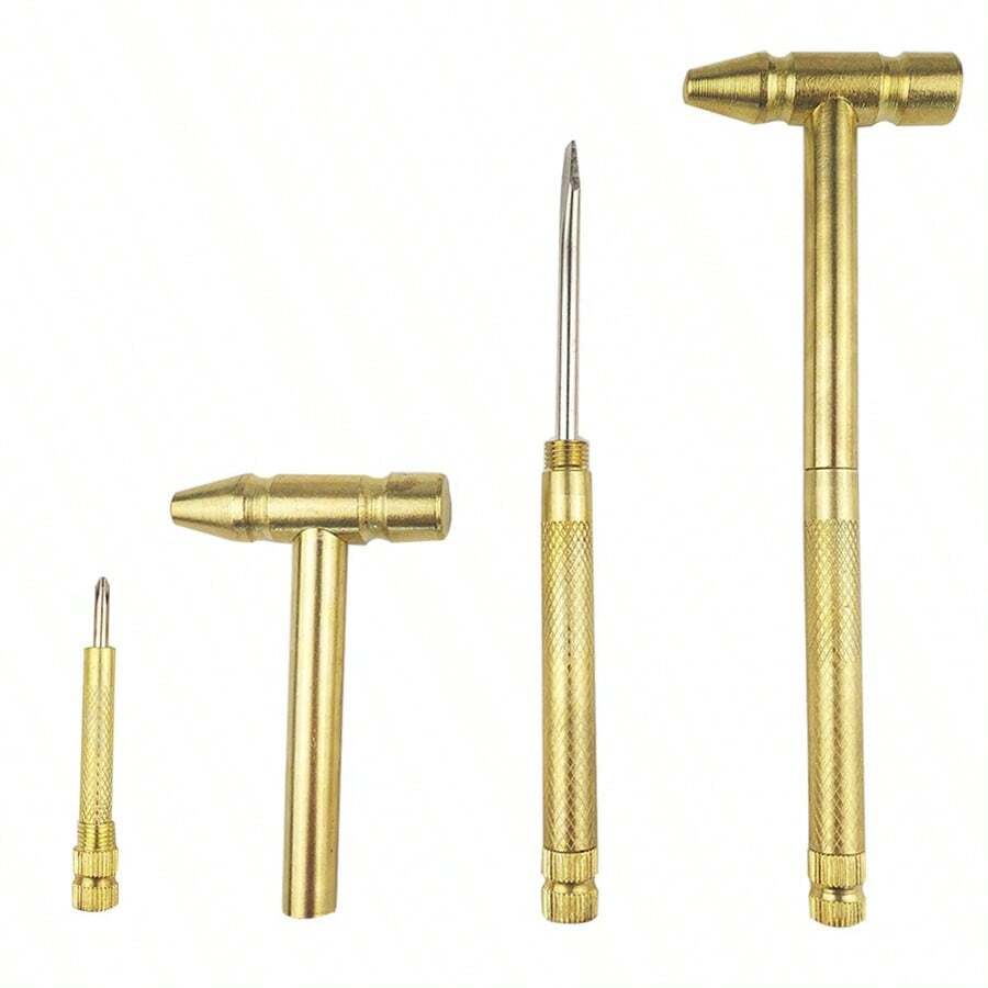 Diy Miniature Hammer Set With Small Round Hammer, Clock Hammer, Screws ...