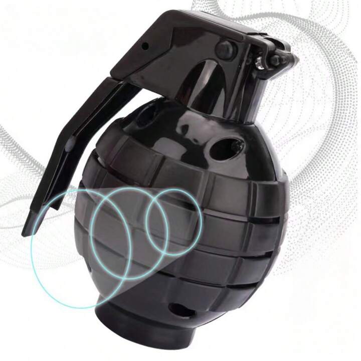 Realistic Plastic Hand Grenade Prank Toy With Light And Sound Model ...