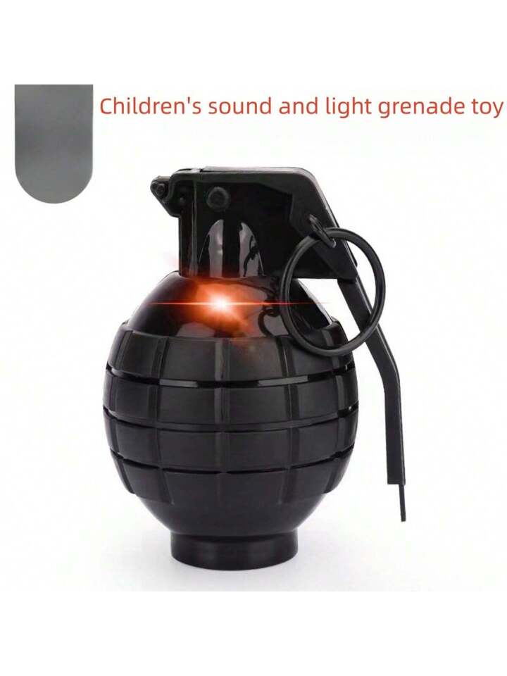 Realistic Plastic Hand Grenade Prank Toy With Light And Sound Model ...
