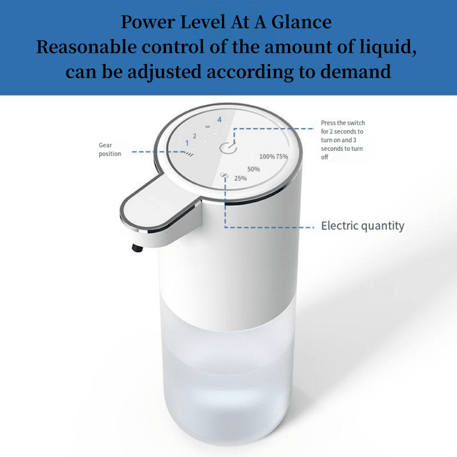 1pc Automatic Foaming Soap Dispenser, Touchless Hand Soap Dispenser ...