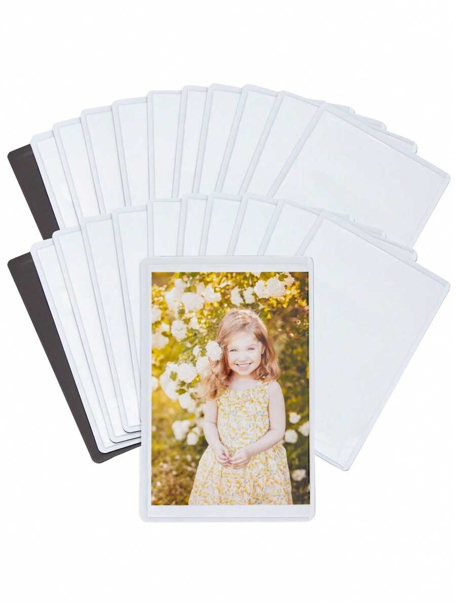 24-Pack 2x3 Magnetic Picture Frames For Refrigerator, Locker, Office ...