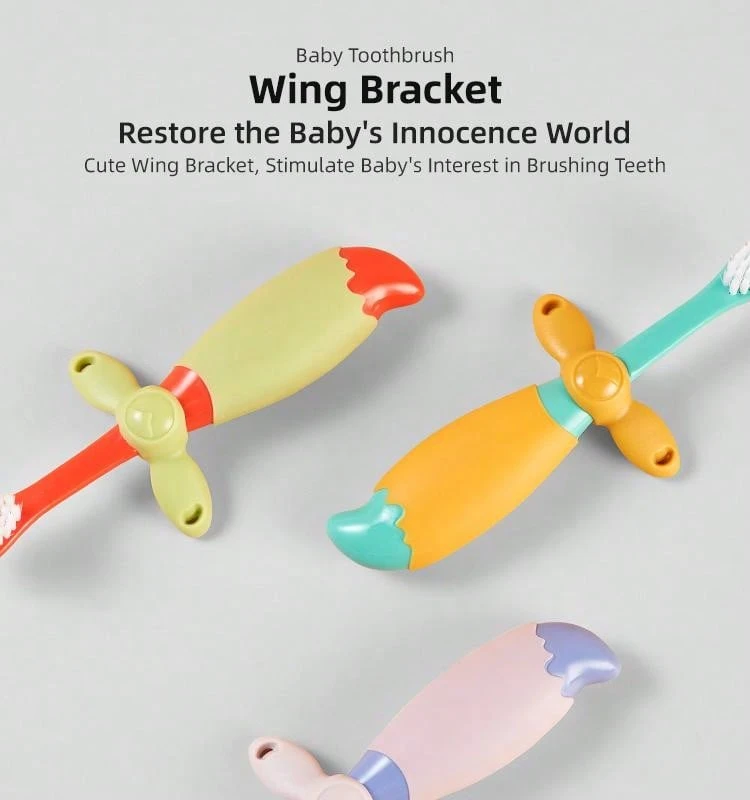 1pc Children Toothbrush With Wide And Soft Bristle, Fat And Soft Rubber ...