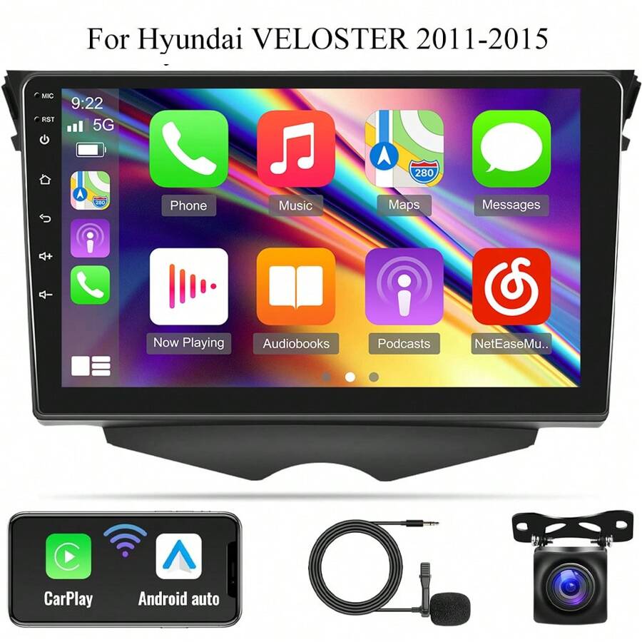 For Hyundai VELOSTER 2011-2015 2G+32G Android Car Stereo with CarPlay ...