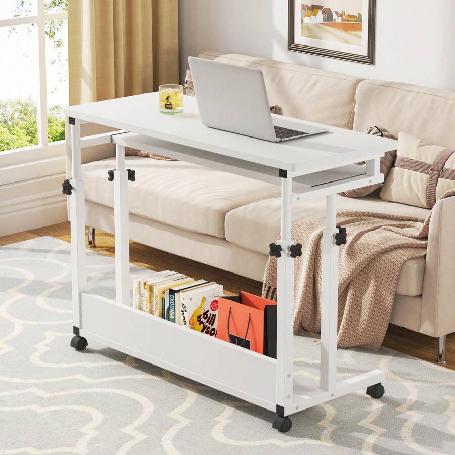 Tribesigns Portable Desk for Sofa and Bed, Height Adjustable Laptop ...