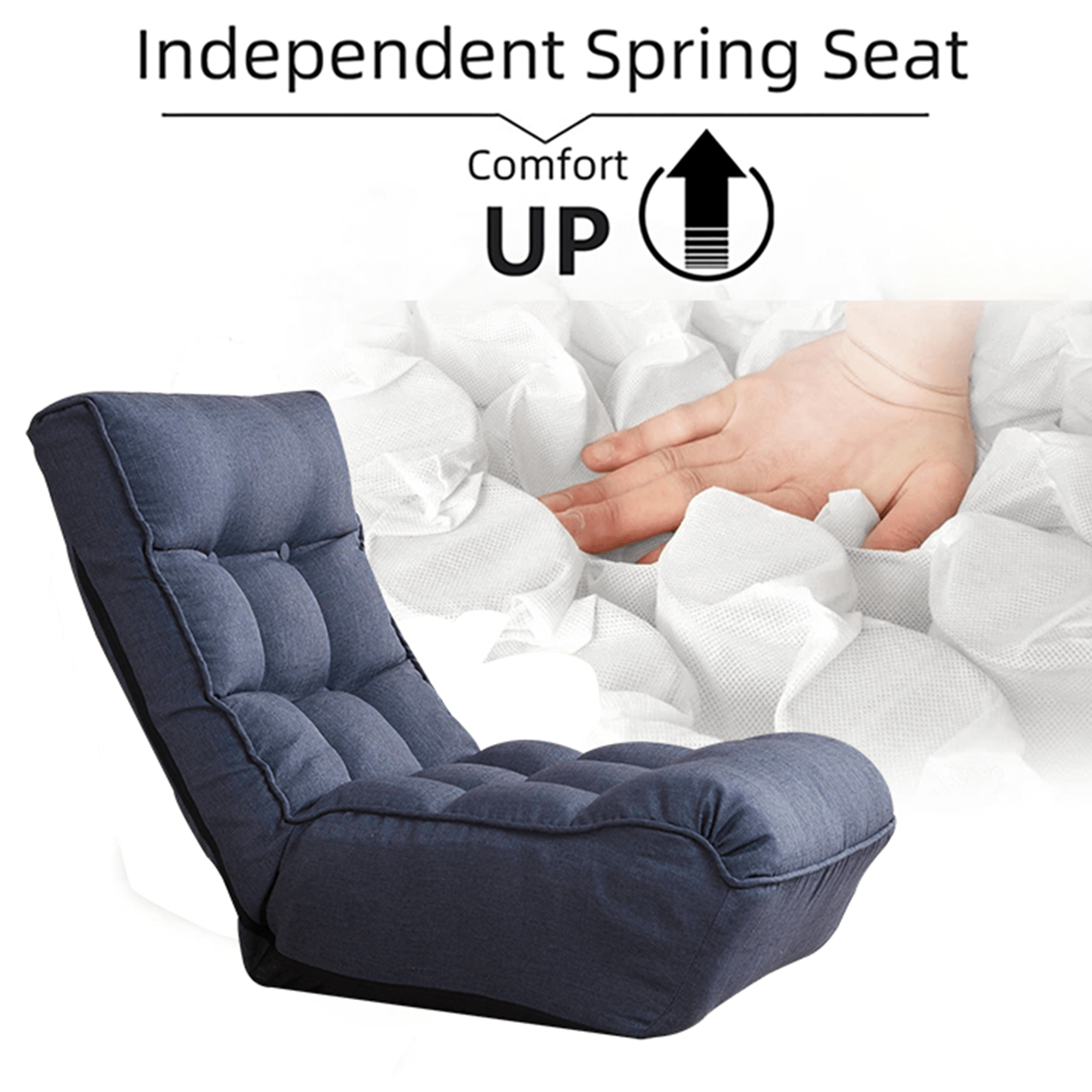 Merax Single sofa reclining chair Japanese chair lazy sofa tatami ...