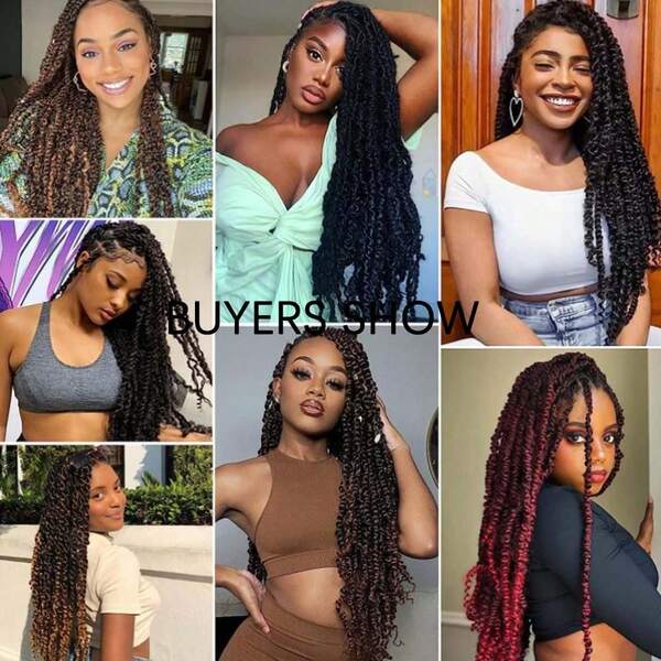 18 Inch 14 Strands Passion Twist Hair For Crochet Braids Bohemian Long ...