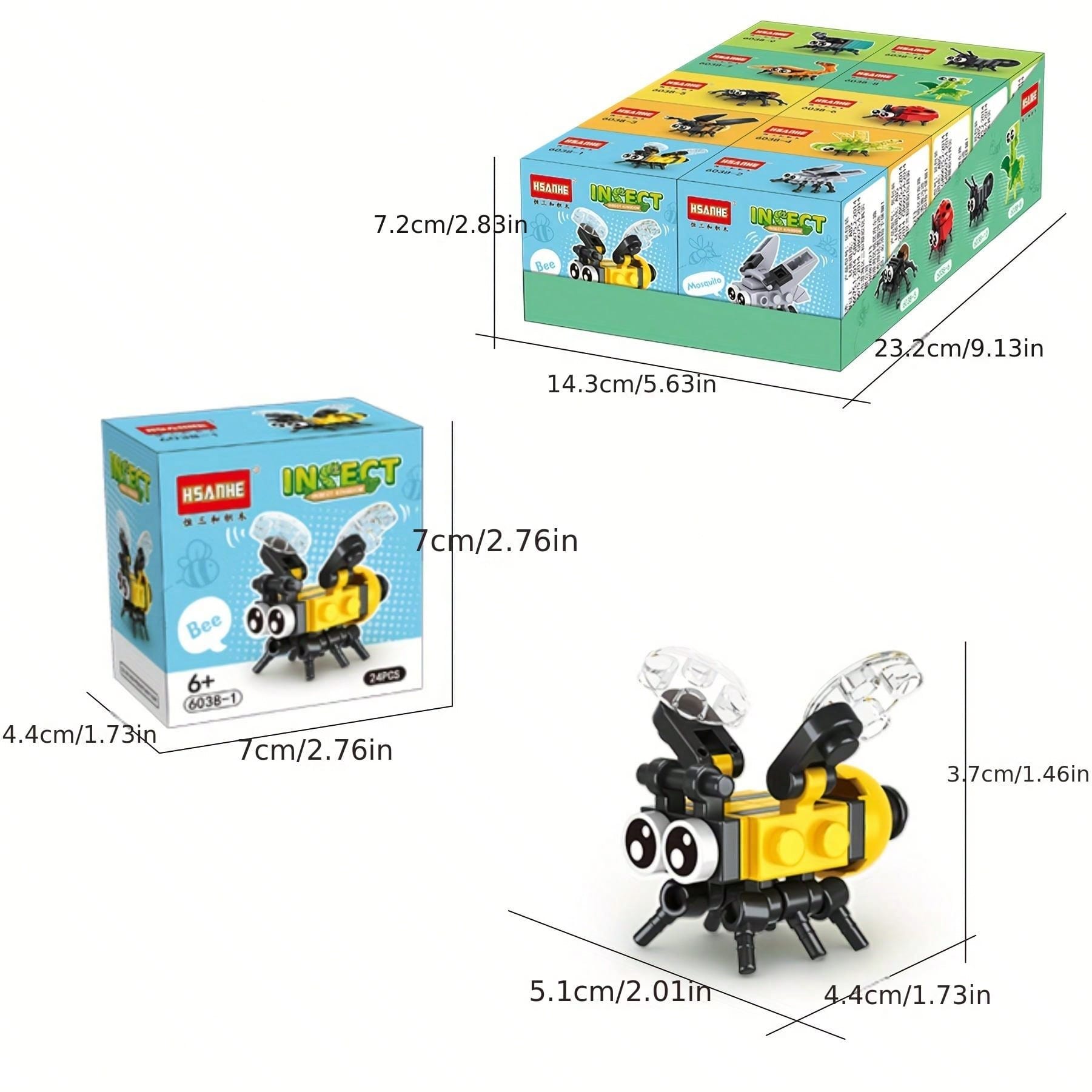 Insect Building Blocks - 10 Boxes | SHEIN