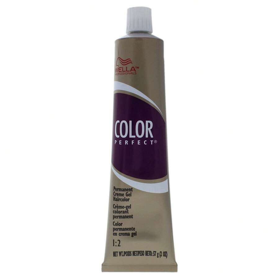 Wella Color Perfect Permanent Creme Gel Haircolor - 4N Medium Brown For ...