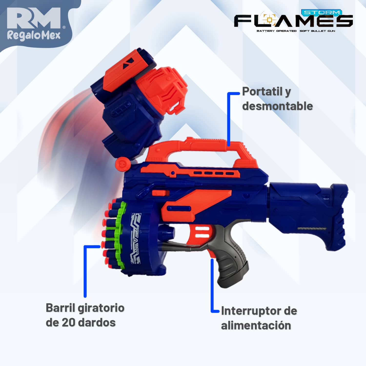 Semi-Automatic Dart Gun Toy With 20 Dart Magazine | SHEIN USA