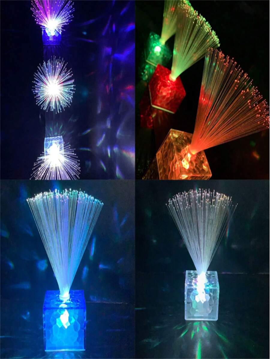 Pack Of 20 Mini Fiber Optic Lights, Fiber Optic Lamps, LED Lights ...