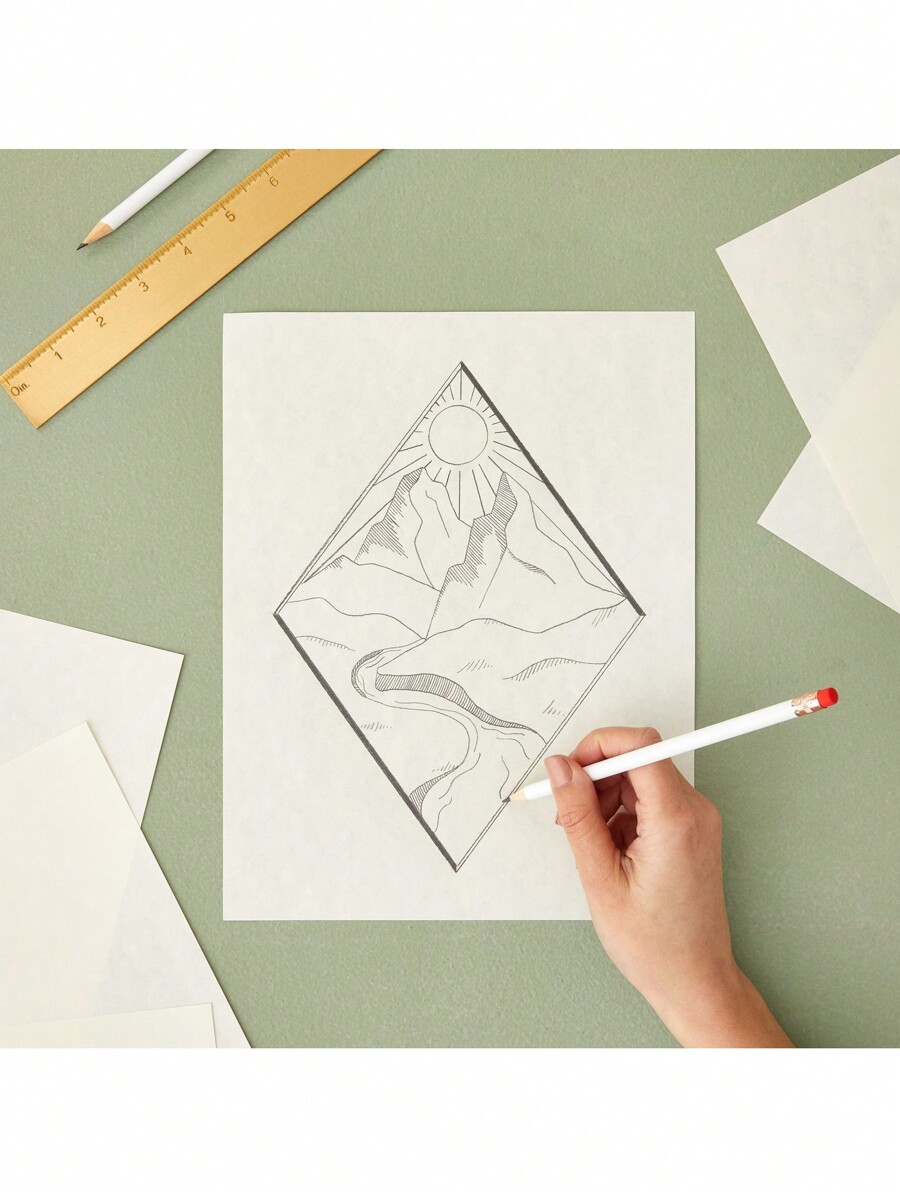 96 Sheets Parchment Paper For Certificates, Resumes, Diplomas, 90 GSM ...