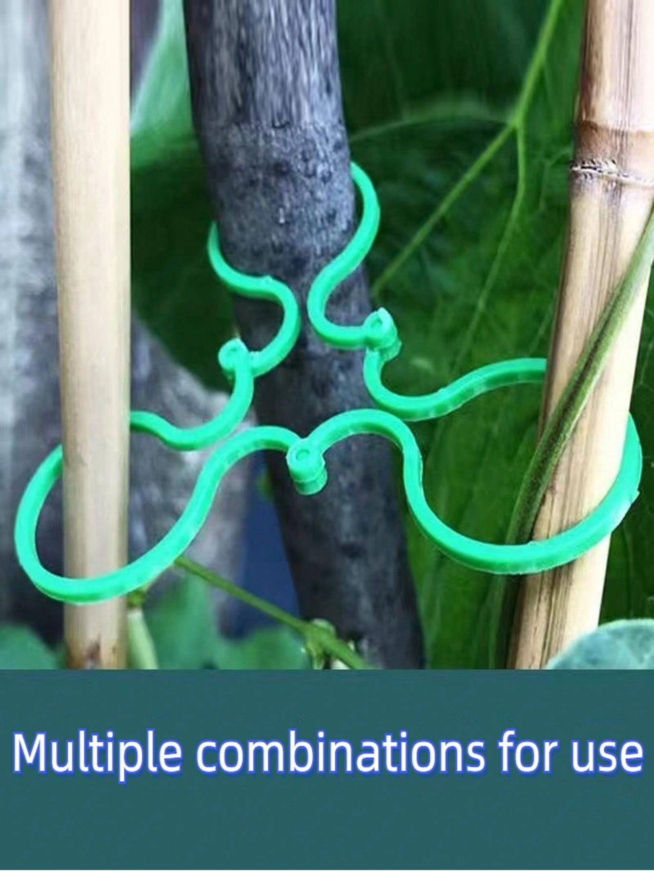 10 Large Gardening 8-shaped Buckle Vegetable Garden Green Plants Tomato ...