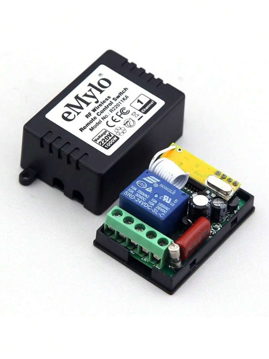 1 Pc EMylo Smart Wireless Remote Switch 220V Relay 1000V 433 Mhz One 1 ...