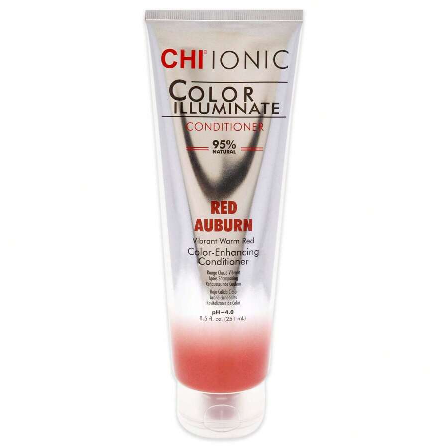 CHI Ionic Color Illuminate Conditioner - Red Auburn For Unisex 8.5 Oz ...