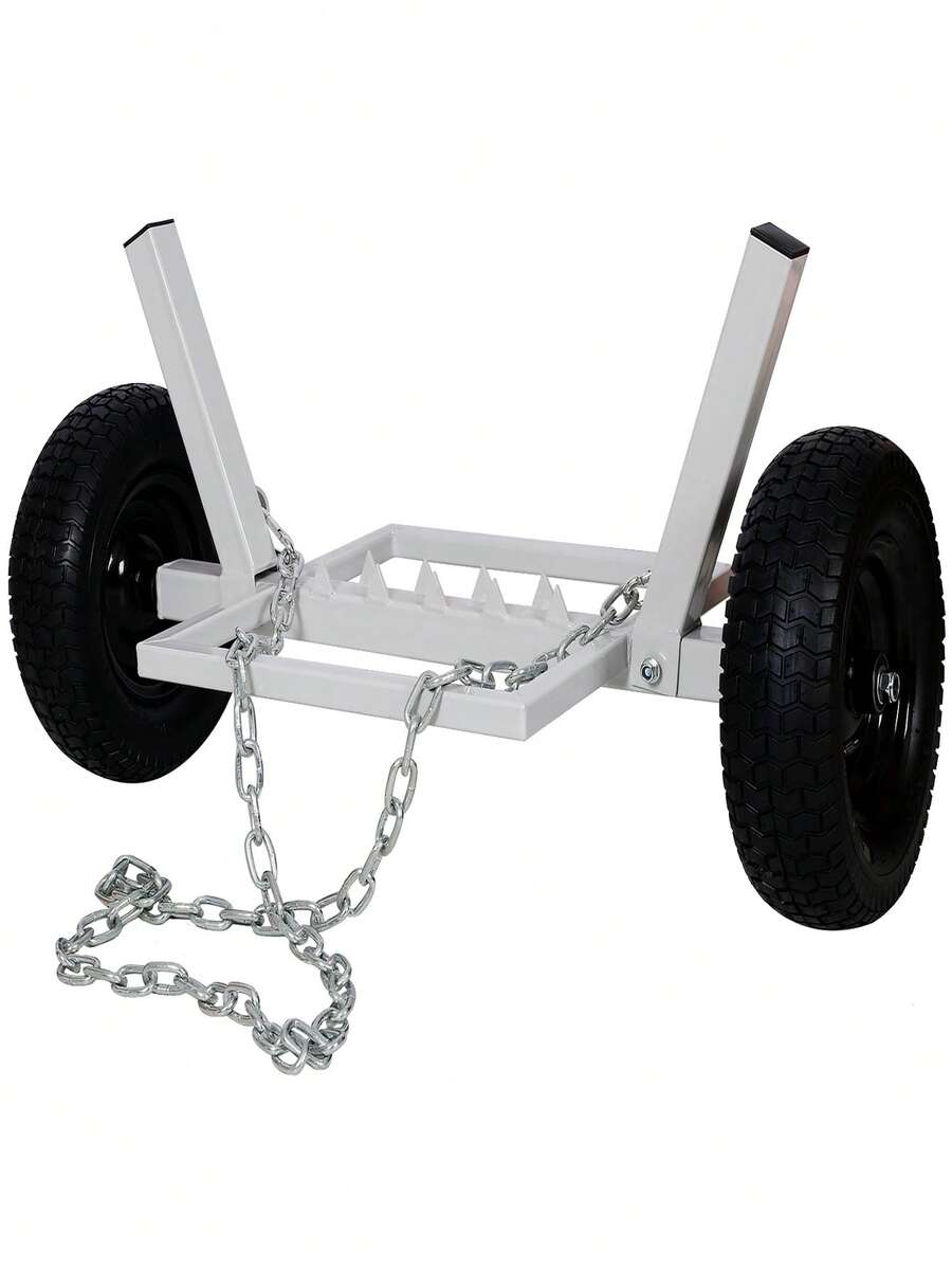 Log Dolly and Holder with 16.5 Inch Penumatic Tire Log Skidder for Wood ...