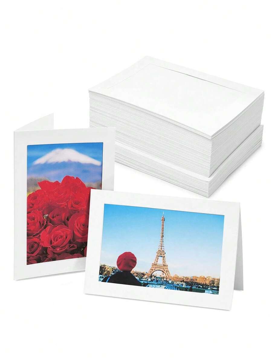 48 Pack Photo Frame Cards With Envelopes, Notecards For 4x6 Picture ...