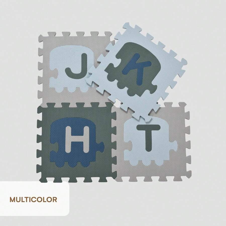 Foam Playmat Numbers & Alphabet - Soft Foam ABC Mat for Floor Babies ...