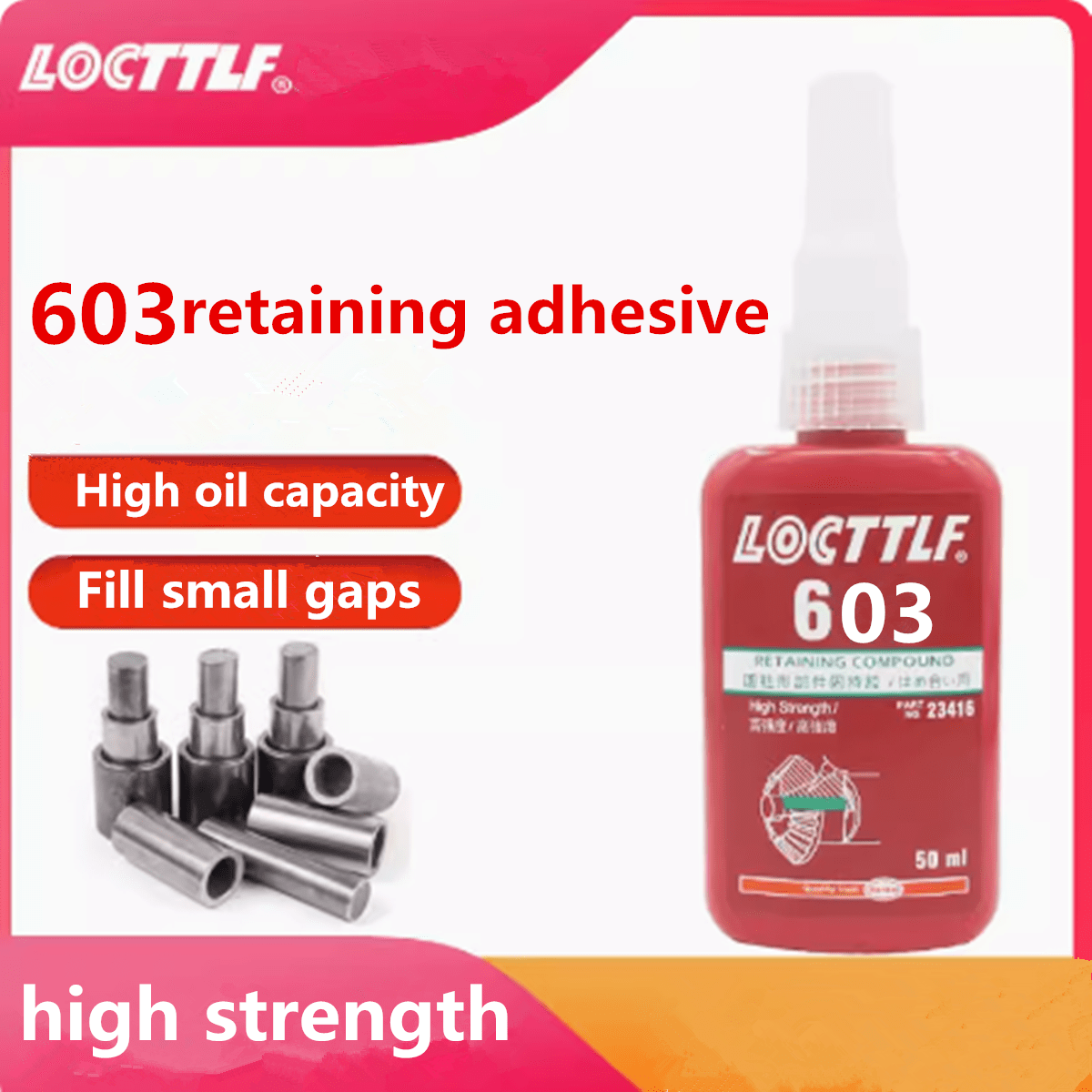 Loctite 603 Bearing Adhesive Glue, Cylindrical Component Retaining ...