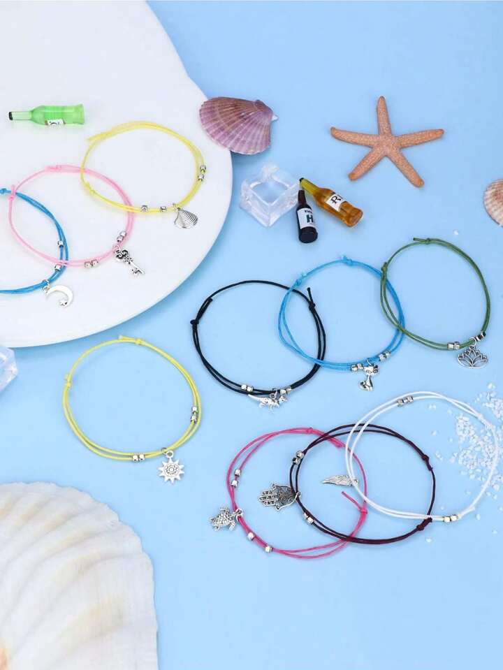 String Ankle Bracelets