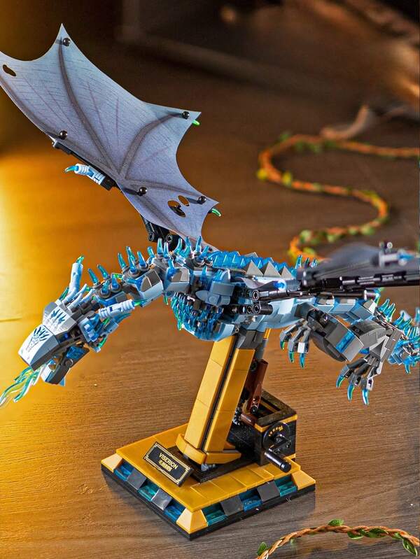 Moc Small Particle Assembly Building Blocks Ice And Fire Flying Dragon ...