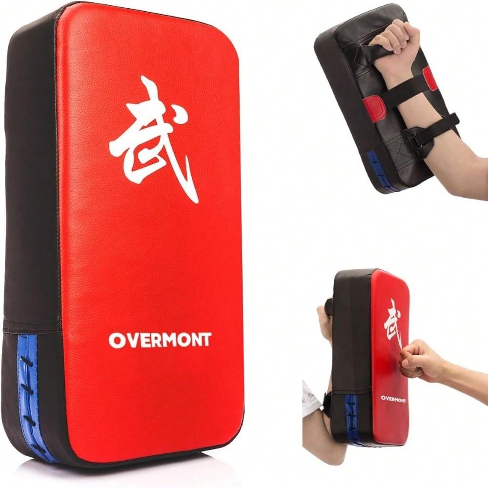 Taekwondo Kick Pads Boxing Karate Pad PU Leather Muay Thai MMA Martial ...
