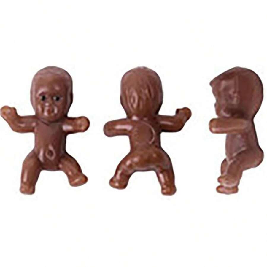 100 Pieces Mini Plastic Babies 1 Inch Baby Doll for Baby Shower Party ...