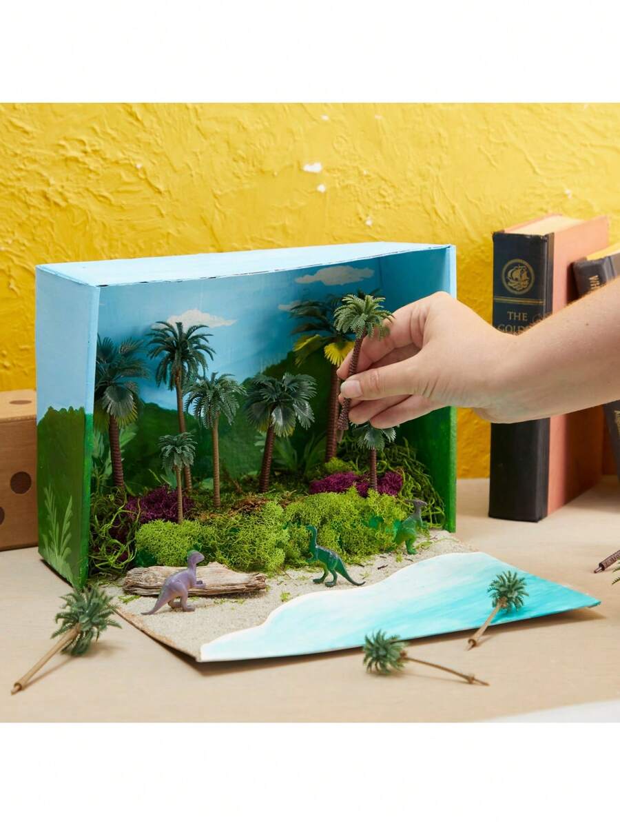 Miniature Palm Trees For Dioramas, Models, Crafts Decorating (3 Styles ...