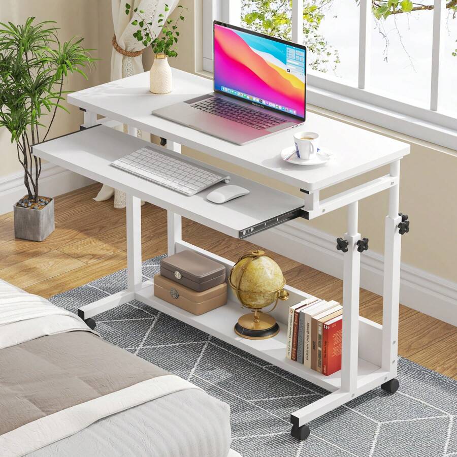 Tribesigns Portable Desk for Sofa and Bed, Height Adjustable Laptop ...