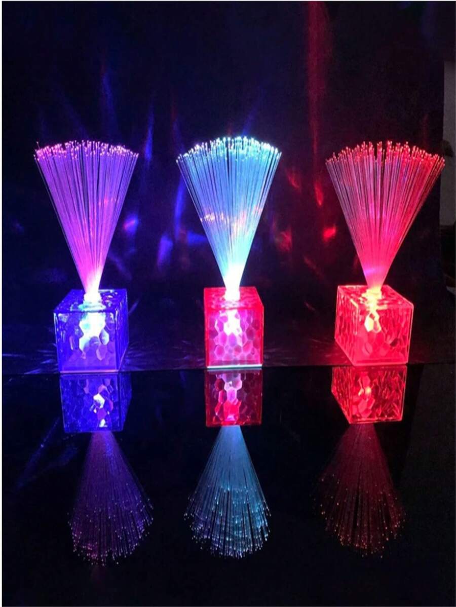 Pack Of 20 Mini Fiber Optic Lights, Fiber Optic Lamps, LED Lights ...