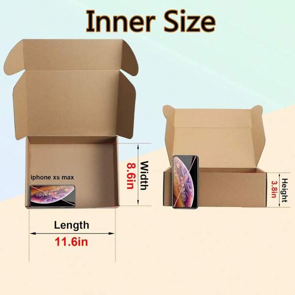 12x9x4 Inches Shipping Boxes Pack of 20, Small Corrugated Cardboard Box ...