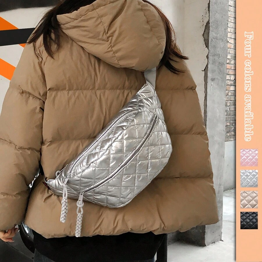 Nueva bolsa cruzada acolchada de moda para mujer, bolsa versátil de ...