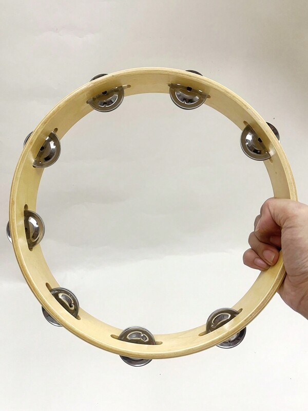 10 Inch Professional Orff Percussion Hand Drum With Jingle Bells For ...