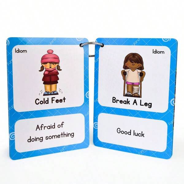 32 Groups Idioms English Proverb Sentence Grammar Learning Flash Cards ...