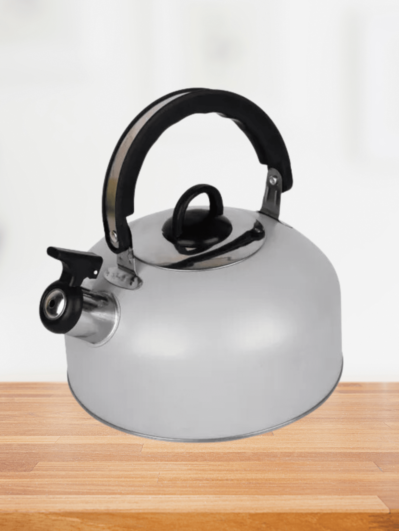 Chaleira Inox de 2 Litros em Aço Inox com Apito, Cabo Móvel E Tampa ...