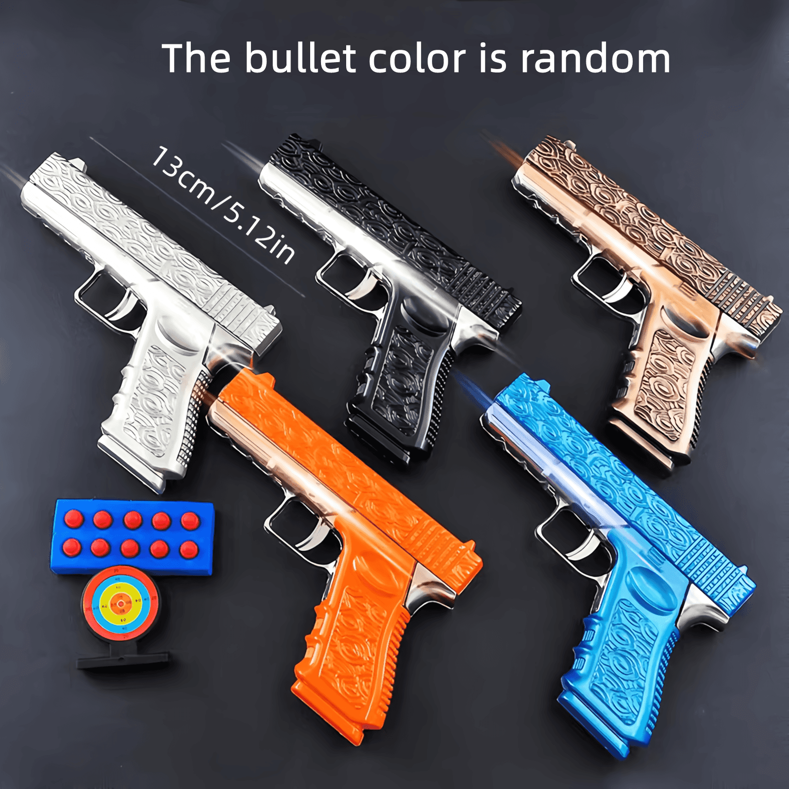 Toy Gun , Soft Bullets Toys Foam Blaster with 10 Pcs EVA Darts, Mini ...